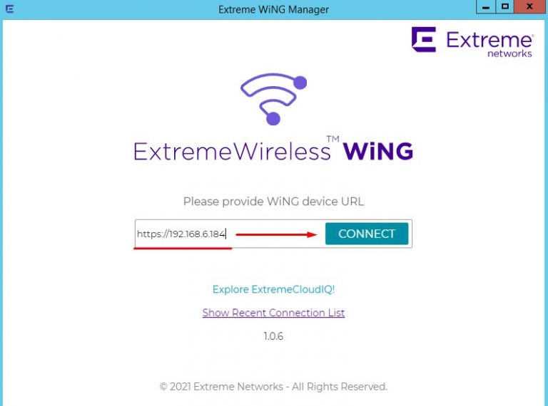 Доступ к контроллеру Extreme Networks WiNG AP 8533 через RemoteApp ...